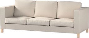 Potah na pohovku IKEA  Karlanda 3-místná nerozkládací, krátký barva šedá látka pletený vzor