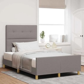 Rám postele s čelo Taupe 120 x 200 cm textil 3344722