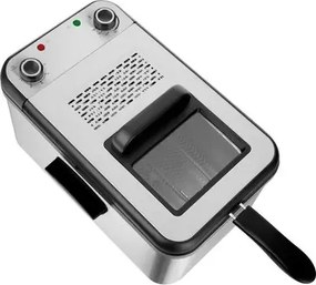 SENCOR SFR 7200SS stříbrná / Fritéza / 2200W / 3.2L / 130 - 190°C