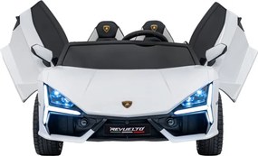 Elektrické autíčko Lamborghini Revuelto XL STRONG bílé