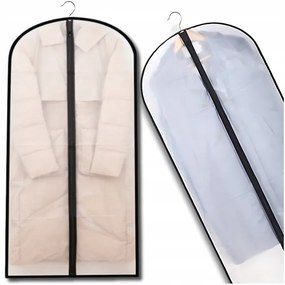 Arte Regal Látkový ochranný obal na oblečení, bílý WHITE KIPIT, 60 x 137 cm