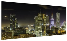 Obraz mrakodrapů (100x40 cm)