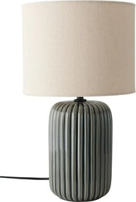 Šedá/béžová látková stolní lampa (výška 36 cm) Mizu – Ellos Home