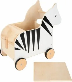 Small Foot Box na hračky Zebra „Wildlife“ / od 12 měsíců