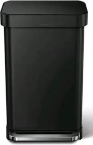 Simplehuman Pedálový odpadkový koš 45 l černá / kapsa na sáčky