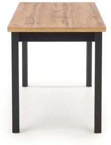 Jídelní stůl Cossin 120x77x68 cm (dub, černá)
