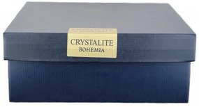 Crystalite Bohemia křišťálový whisky set Quadro (1+6)