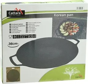 Cattara Korejská grilovací pánev ALU 36 cm / Grilovací nářadí / Hliník