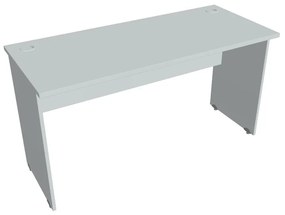 Stůl pracovní rovný 140 cm - Hobis Gate GE 1400 Dekor stolové desky: šedá, Dekor lamino podnože: šedá