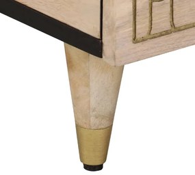 Konferenční stolek 80 x 50 x 40 cm masivní mangovníkové dřevo,  358253