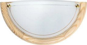 Rabalux UFON nástěnné dřevěné svítidlo 60W/E27/IP20 - světlé dřevo