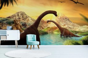 Malvis ® Tapeta Dinosauři Vel. (šířka x výška): 360 x 260 cm