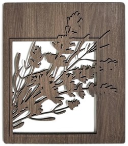 Li-Go "Květy triptych" Dřevěné obrazy 55x65 cm s hloubkou 23 mm Provedení povrchu 3xobraz: dub světlý/dub/ořech