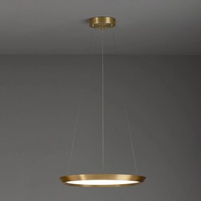 LEDS-C4 Saturn LED závěsné světlo mosaz, Ø 60cm