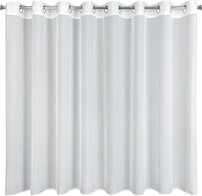 ZÁCLONA NA KROUŽCÍCH VENUS 300X145 CM BÍLÁ