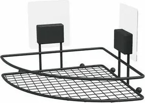 Compactor Bestlock Magic bez vrtání černá / Rohová samolepicí police d