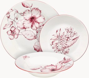 Sada porcelánového nádobí Atollo Colibri, pro 6 osob, 18 dílů