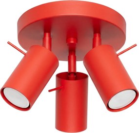 Sollux Lighting Stropní svítidlo RING 3P červené