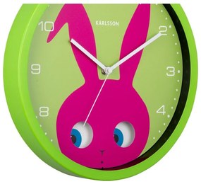 Dětské hodiny ø 31 cm Peekaboo Bunny – Karlsson