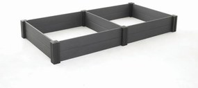 Keter Vyvýšený záhon Keter Vista Modular Garden Bed dvoubalení šedý KT-610334