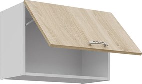 SARA | horní skříňka 60 OK-40 1F výklopná | 60 cm | bílá/dub sonoma