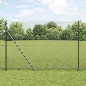 Zemní upevnění svařované drátěné ploty 25 x 1,5 m Šedá Síťovina 3351855