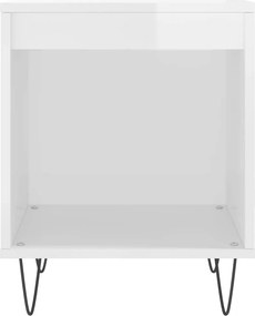 vidaXL Noční stolky 2 ks 40 x 35 x 50 cm kompozitní dřevo [830721] Barva: Bílá