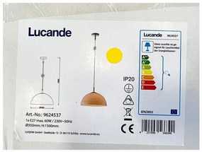 Lucande Lucande - Lustr na lanku LOURENCO 1xE27/60W/230V LW0486