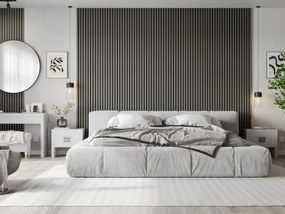 Mexen Lam-F, akustické stěnové lamely 275 × 31,5 cm, filc 6 mm, šedá matná, S105-275317-2812-052