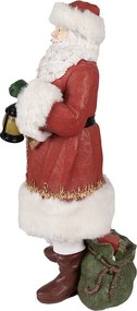Dekorace Santa s LED světýlkem v lucerně - 21*18*45 cm / AG13
