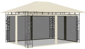 Altán s moskytiérou 4 x 3 x 2,73 m krémový 180 g/m² - Default Title