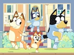 RAVENSBURGER Puzzle Bluey 4v1 / 12+16+20+24 dílků