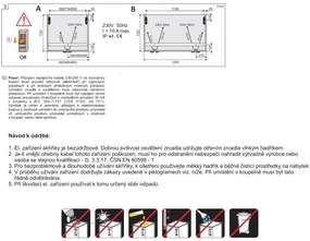 INTEDOOR zrcadlová skříňka bez osvětlení E ZS 90 Varianta: 94 Patina Bronze