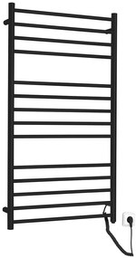 , REDONDO elektrický sušák ručníků, kulatý, 630x1160 mm, 130 W, černá, ER230BV