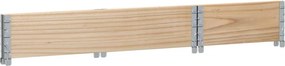 Zahradní truhlík 100 x 50 cm masivní borové dřevo 3295387