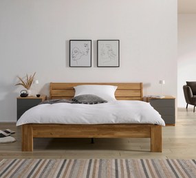 XXXLutz POSTEL, 180/200 cm, divoký dub MID.YOU - Manželské postele - 002834000904