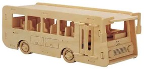 Woodcraft Dřevěné 3D puzzle Autobus