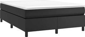Rám postele s boxspringem černá 140 x 200 cm umělá kůže 3121047