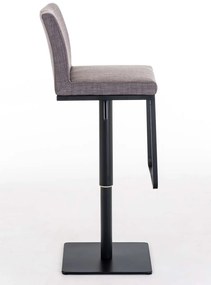 Barová židle Methow - látkové čalounění | šedá