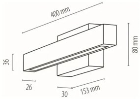 Spot-Light 19911104 - LED Koupelnové nástěnné svítidlo AQUAVIVA LED/6W/230V IP44