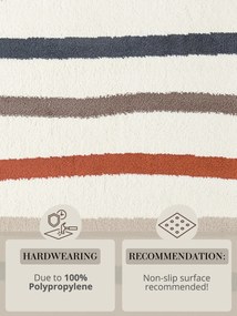 Hanse Home, Dětský koberec Adventures 106410 Cream Multicolor, 200x290, vícebarevná, dětský pokoj