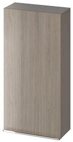 CERSANIT - Závěsná skříňka VIRGO 40 šedý dub s chromovými úchyty S522-037