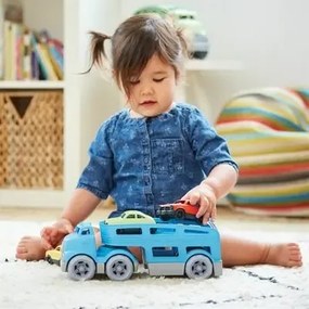 Green Toys tahač s auty / od 3 let