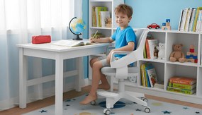 Dětská rostoucí židle ERGODO TOBY - látka, šedá