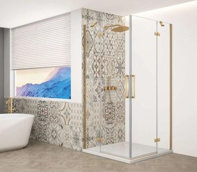 Gelco Trinity - Sprchový kout 100x90 cm, čiré sklo/zlatá GT2290-10C-G