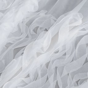 ZÁCLONA NA PÁSCE LORIS 140X270 CM BÍLÁ