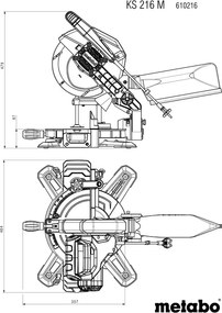 Metabo KS 216 M 610216000