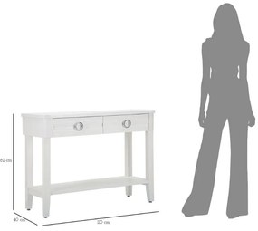 Designová konzole Hahnunah 110 cm bílá
