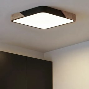 Brilagi - LED Stmívat. svítidlo PILANA LED/60W/230V dub/černá 56x56 cm + DO