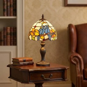 Brilagi - Tiffany vitrážová stolní lampa JUNGLE 1xE27/60W/230V